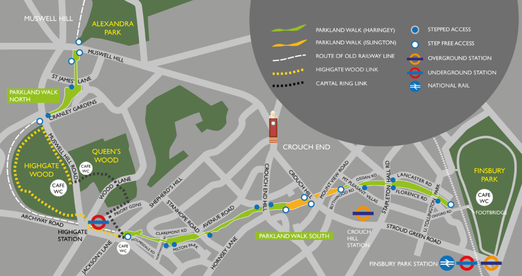 Access – FRIENDS OF THE PARKLAND WALK